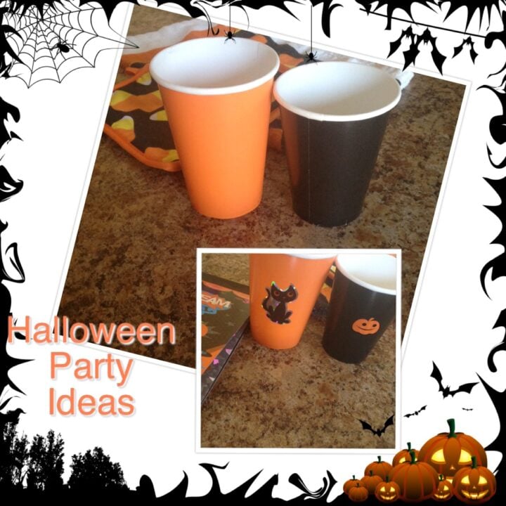 Easy DIY Halloween Cups for Spooky Cute Parties - KMarie Kitchen
