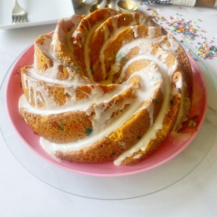 How to Make a Funfetti Bundt Cake from a Box Mix - KMarie Kitchen