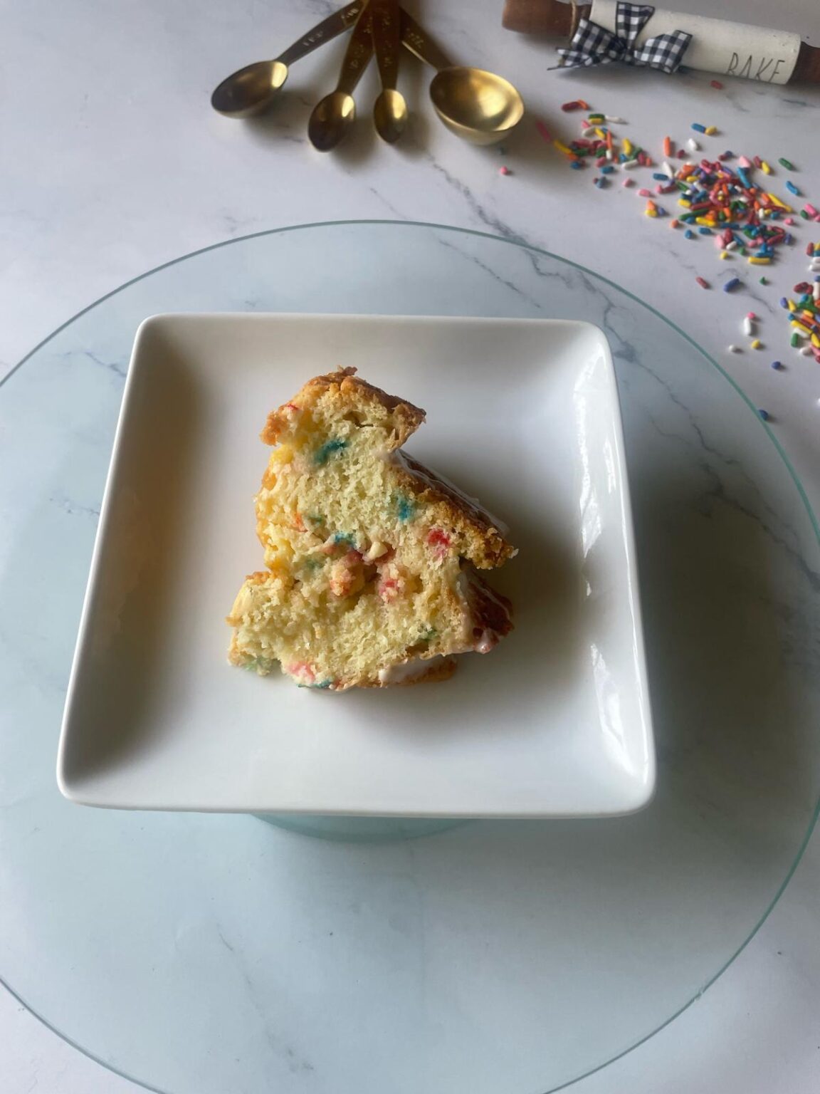 How to Make a Funfetti Bundt Cake from a Box Mix - KMarie Kitchen