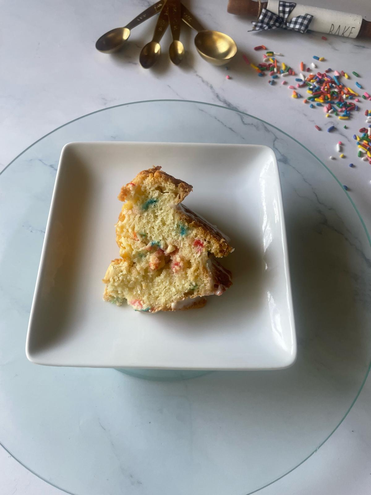 How to Make a Funfetti Bundt Cake from a Box Mix - KMarie Kitchen